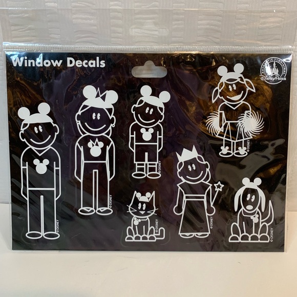 Disney | Other | Disney Window Decals Nwt Family | Poshmark
